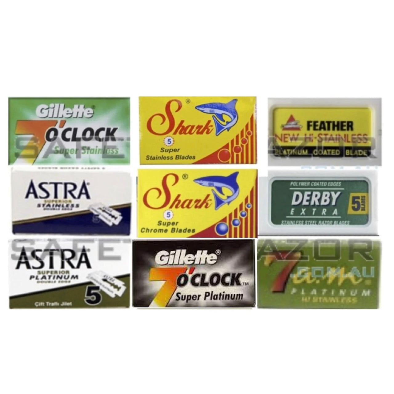 50 Double Edge Razor Blades Sample Pack – SafetyRazors