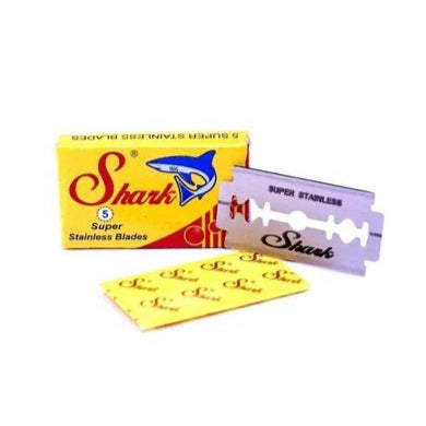 Shark Super Stainless Double Edge Razor Blades, Pack of 5 – SafetyRazors