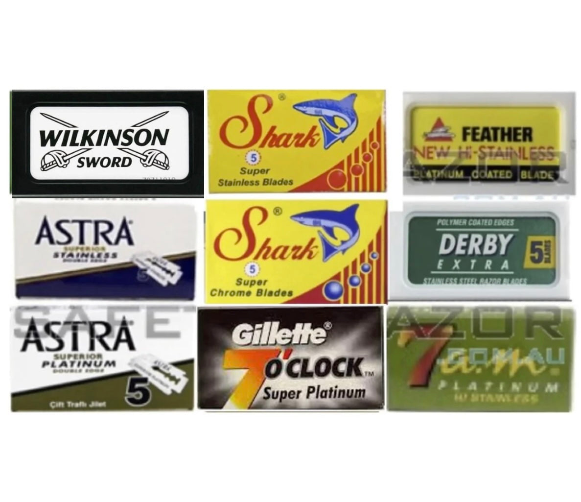 50 Double Edge Razor Blades Sample Pack – SafetyRazors