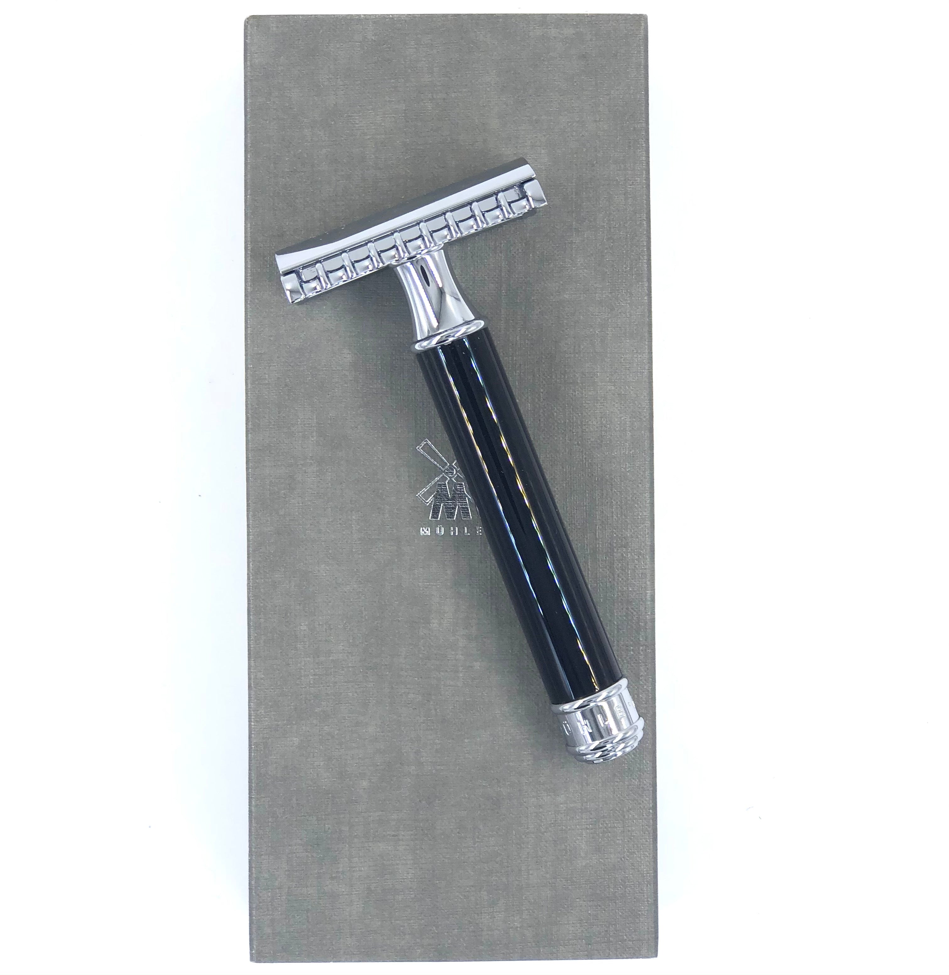 Muhle R106 Safety Razor, Black Handle – SafetyRazors