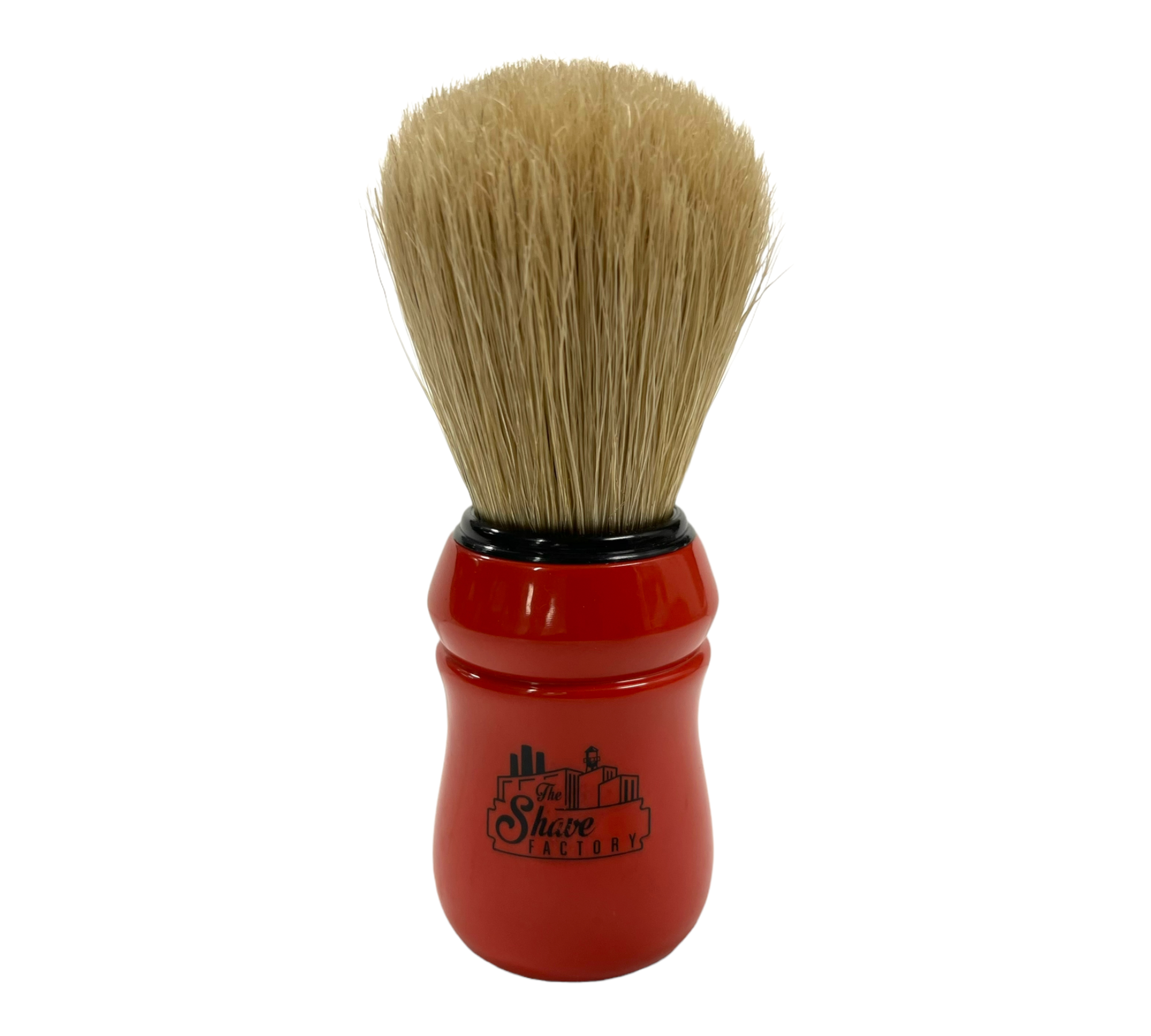The Shave Factory Shaving Brush, Red Handle – SafetyRazors