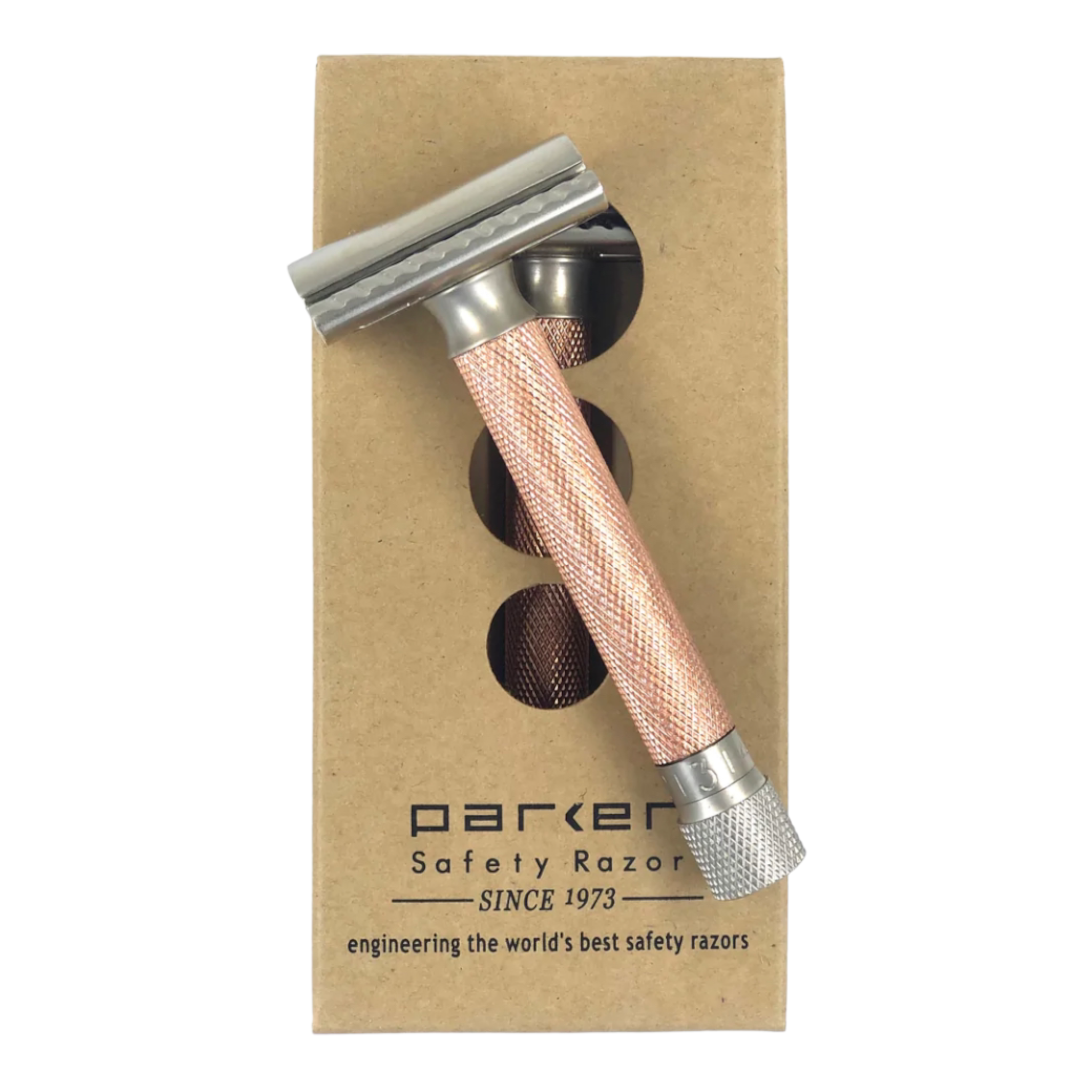 PARKER VARIANT ADJUSTABLE SAFETY RAZOR - ROSE GOLD – SafetyRazors