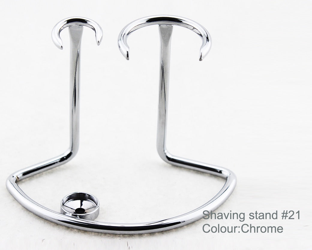Chrome Razor & Brush Stand #21 – SafetyRazors